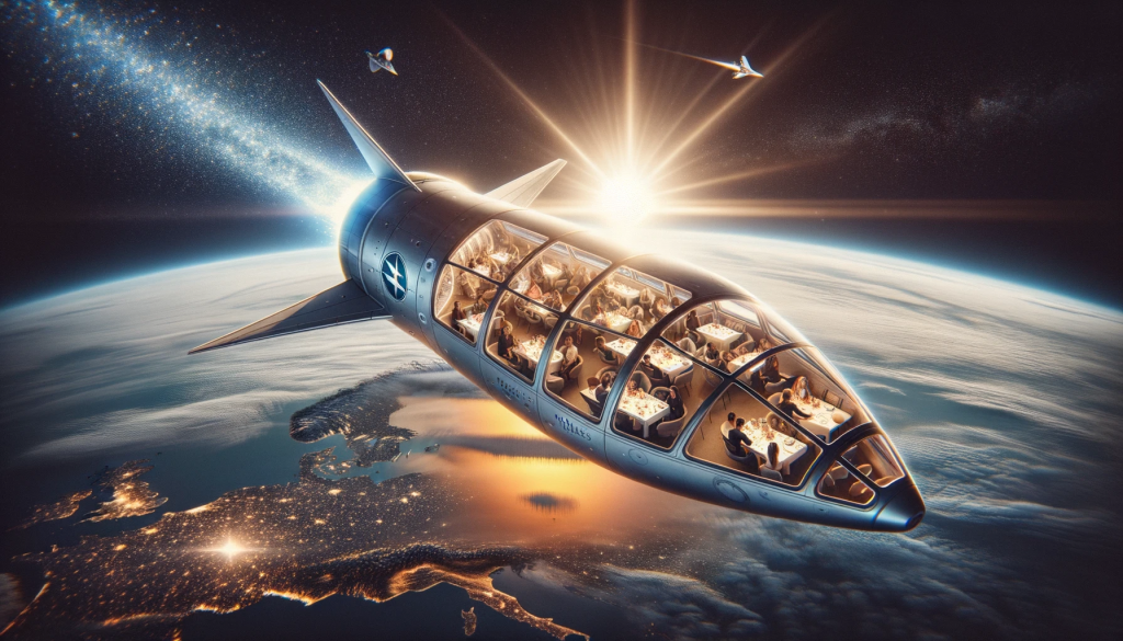 Luxury Space Travel Rocket Breaks Interstellar Tourism Luxury Space Travel Rocket Breaks Interstellar Tourism